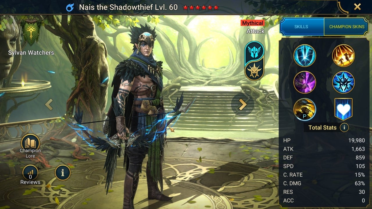 Nais the Shadowthief - HellHades - Raid Shadow Legends
