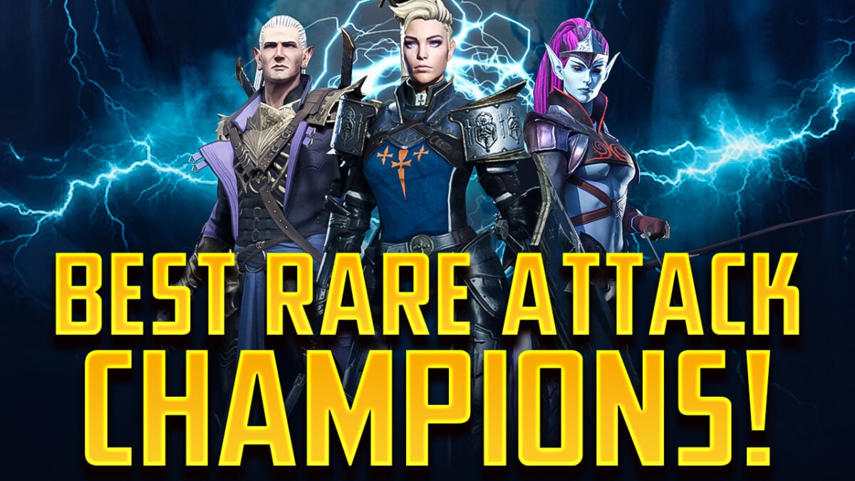 Top 10 Raid Rare Attack Champions - HellHades