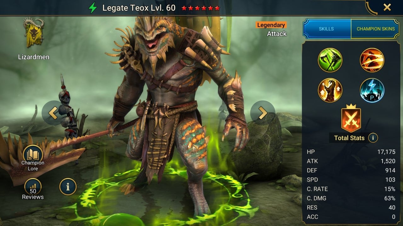 Legate Teox - HellHades - Raid Shadow Legends