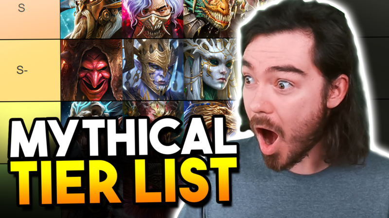 Nub's Mythical Champion Tier List - Raid: Shadow Legends - HellHades