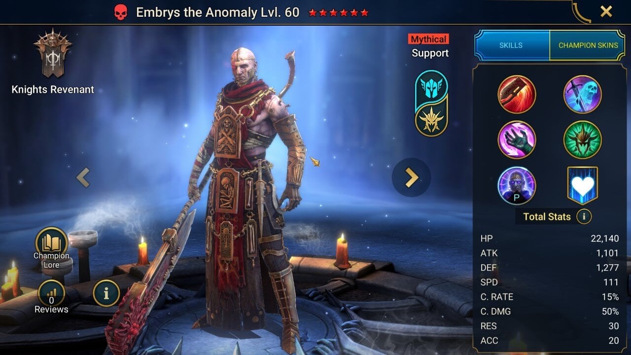 Embrys The Anomaly - HellHades - Raid Shadow Legends