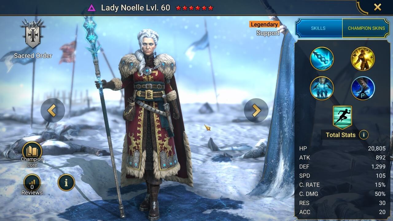 Lady Noelle - HellHades - Raid Shadow Legends