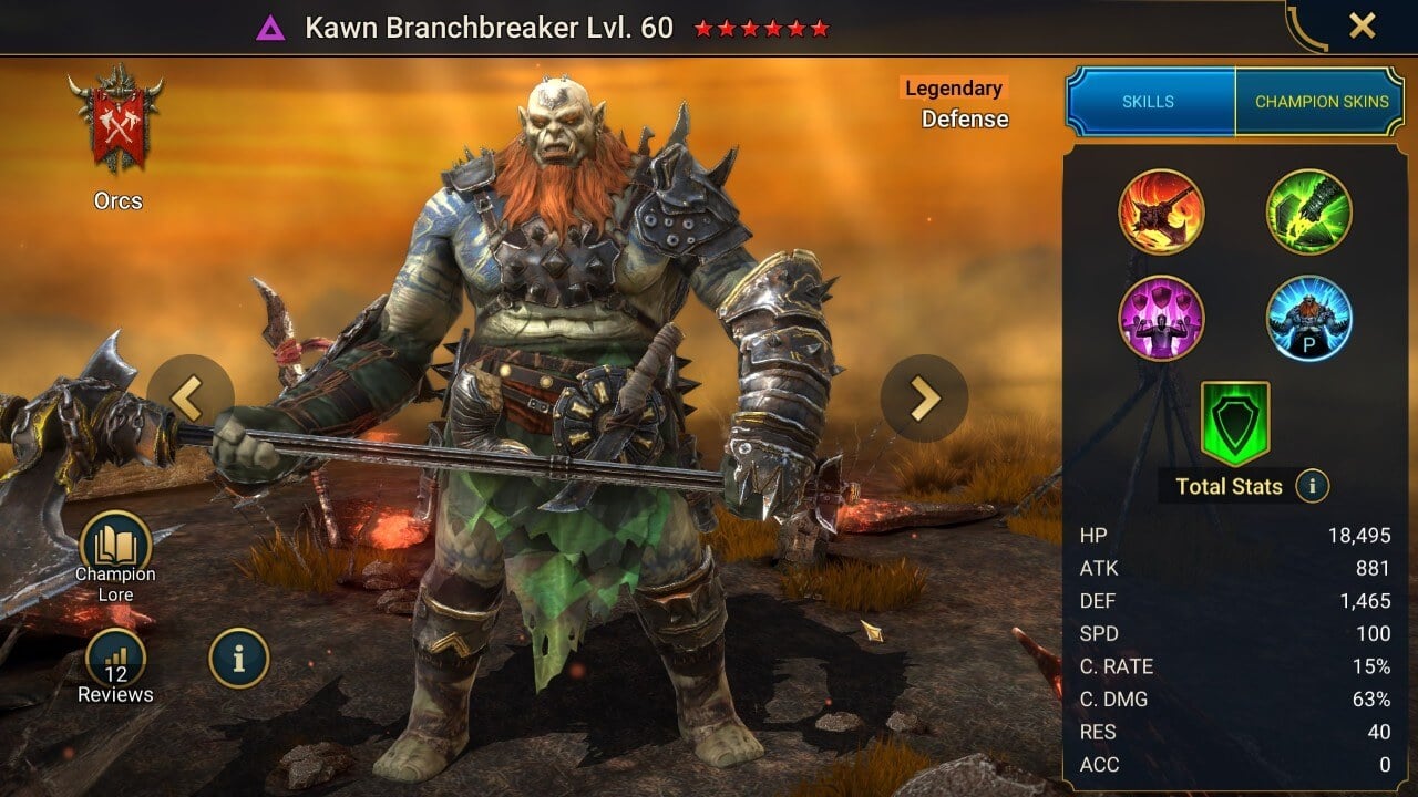 Kawn Branchbreaker - HellHades - Raid Shadow Legends
