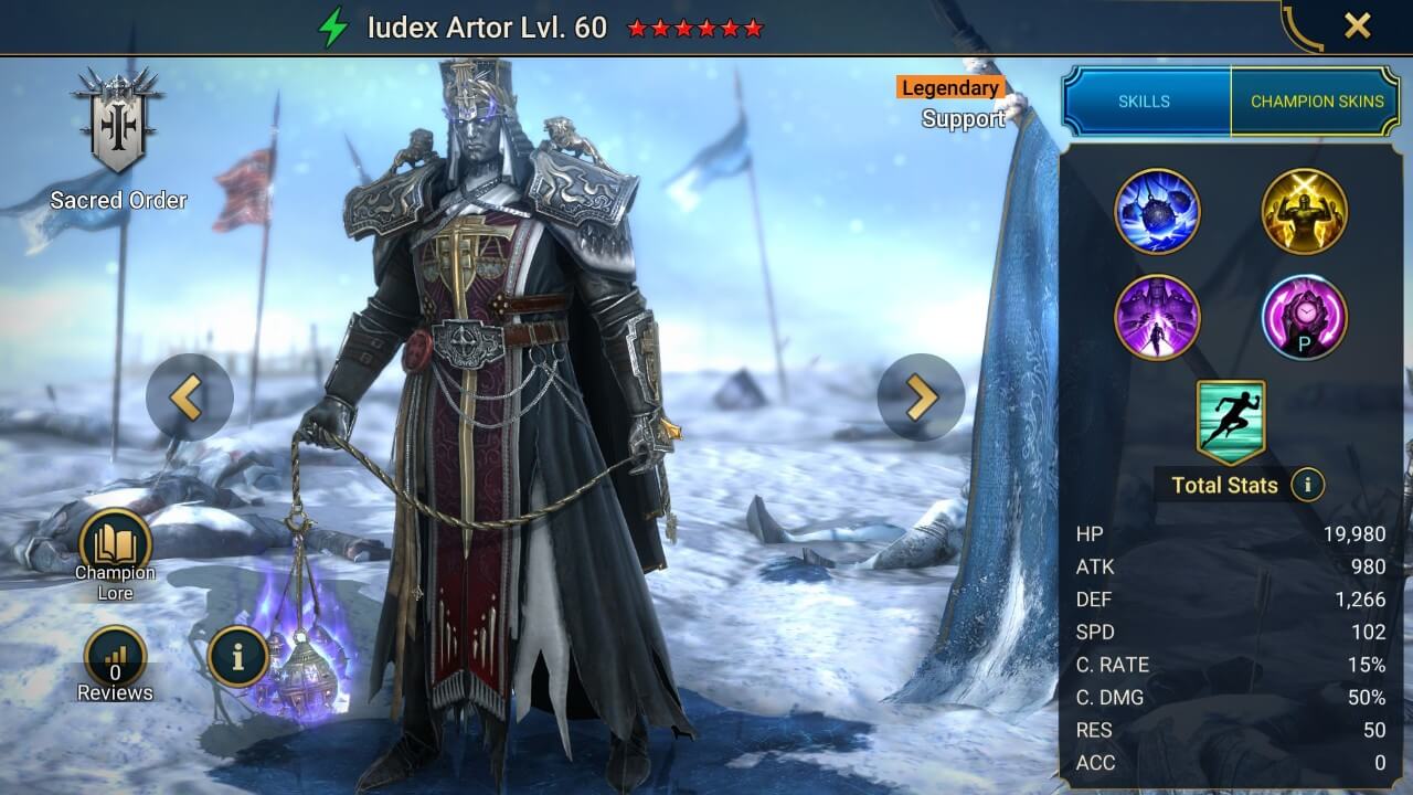 Iudex Artor - HellHades - Raid Shadow Legends