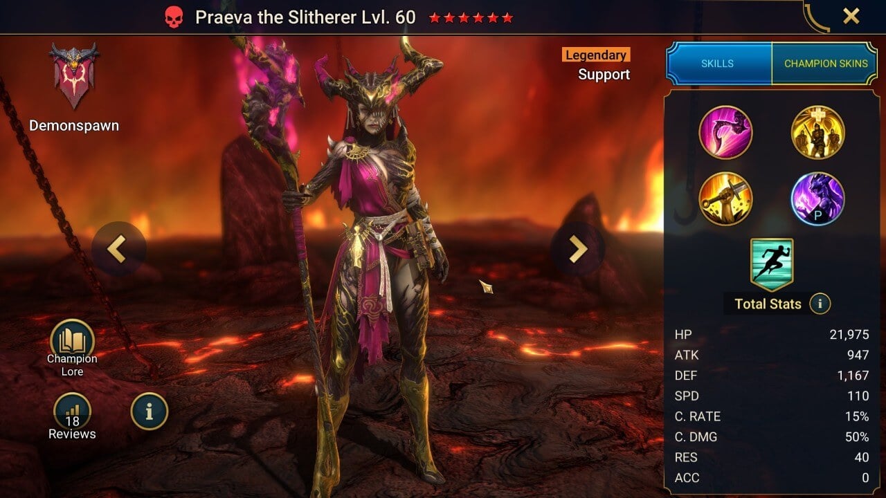 Praeva The Slitherer - HellHades - Raid Shadow Legends