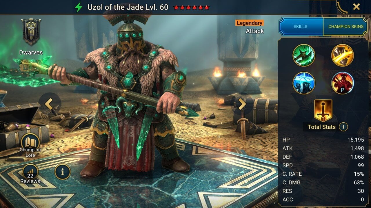Uzol of the Jade - HellHades - Raid Shadow Legends