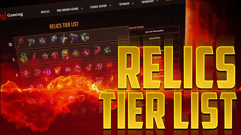 RAID: Shadow Legends Relics Tier list - HellHades