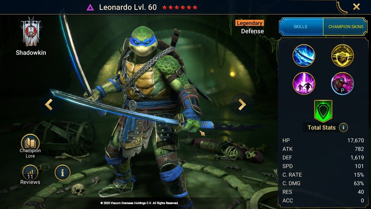 Leonardo - HellHades - Raid Shadow Legends